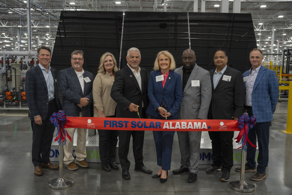 First Solar inaugurates $1.1 billion Alabama manufacturing facility ...